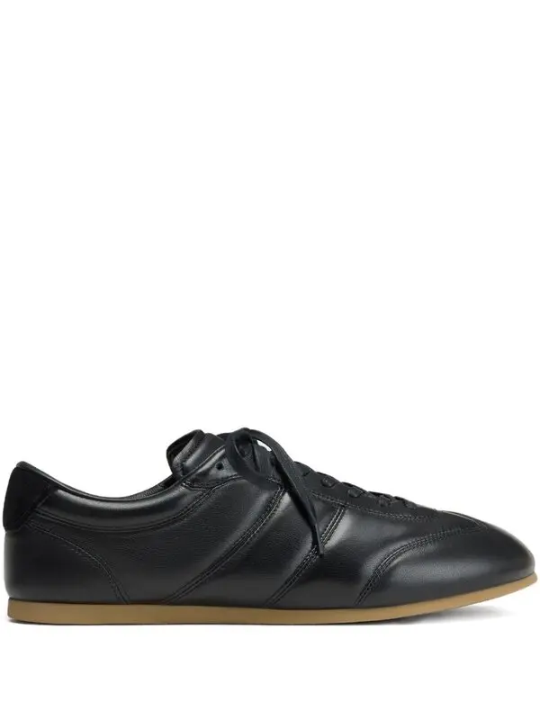 LEMAIRE Leather Sneakers With Quilted Panels - Multicolor