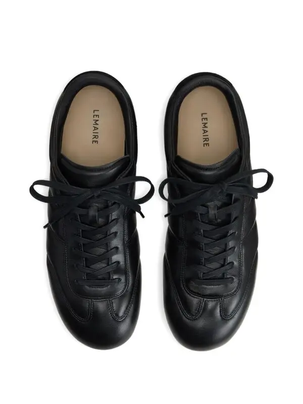 LEMAIRE Leather Sneakers With Quilted Panels - Multicolor