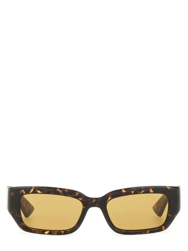 Bottega Veneta Rectangular Sunglasses - Brown