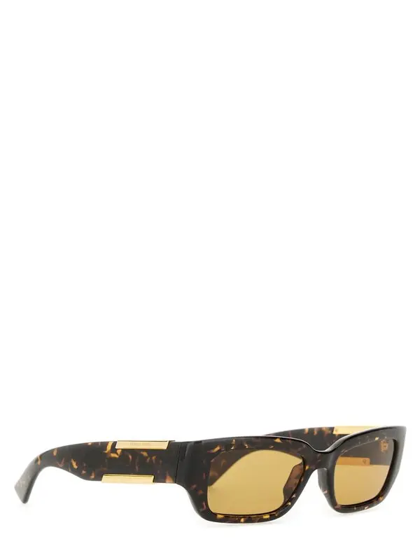 Bottega Veneta Rectangular Sunglasses - Brown