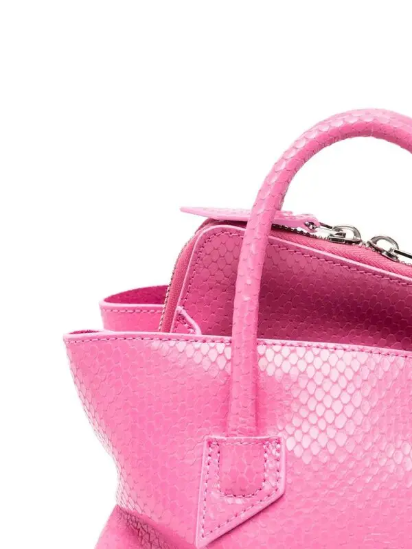 Attico Leather Tote Bag - Multicolor