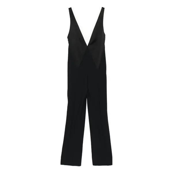 TOM FORD Sleeveless V-neck Jumpsuit - Black