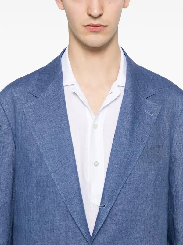 Brunello Cucinelli Linen Single-breasted Suit