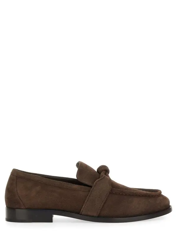 Bottega Veneta Astaire Loafers With Knot Detailing - Brown