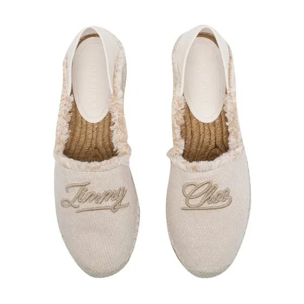 JIMMY CHOO Avi Flat Espadrilles