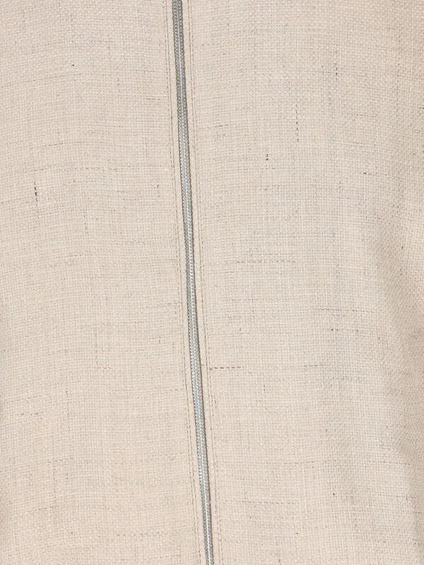 Brunello Cucinelli Silk Blend Blouson Jacket