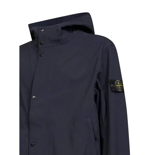 Stone Island Hooded Jacket - Blue