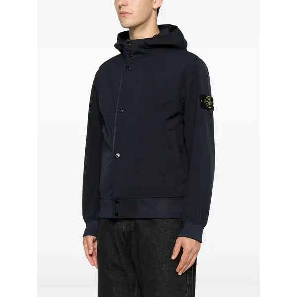 Stone Island Hooded Jacket - Blue