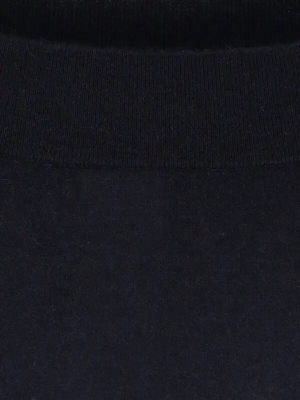 Max Mara Cashmere Boat Neck Sweater With Removable Waistband - Multicolor