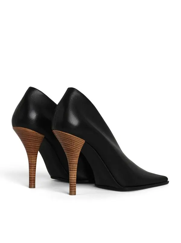 Alaïa Square Toe High-heel Pumps In Nappa Lambskin - Black
