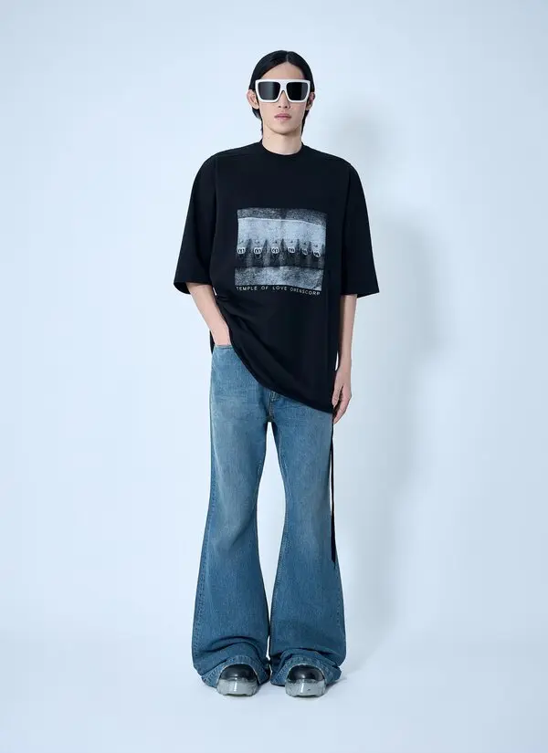 Rick Owens Denim Bolan Bootcut Pants