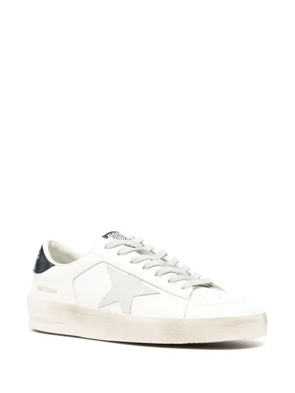 GOLDEN GOOSE Stardan Leather Sneakers - Multicolor