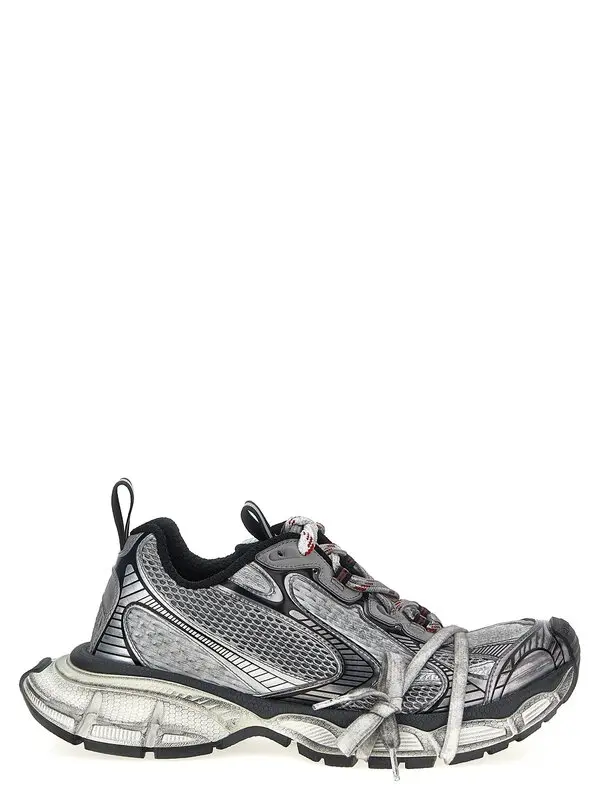 Balenciaga 3xl Mesh And Polyurethane Sneakers - Gray
