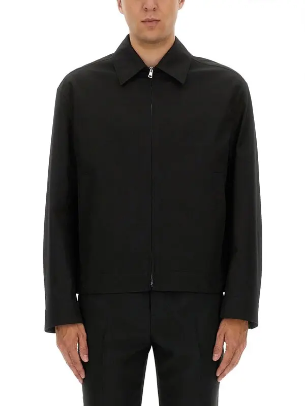 Gucci Cotton Twill Jacket With Striped Detail