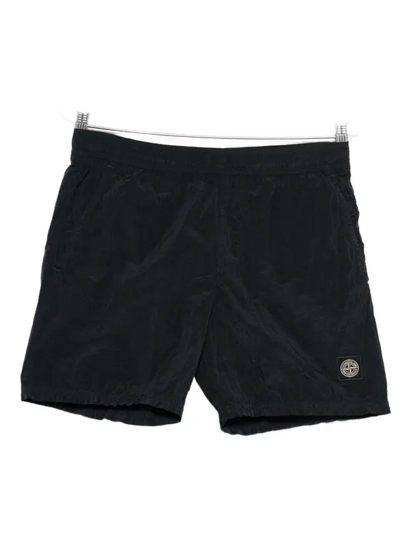 Stone Island Logo Swim Trunks - Multicolor