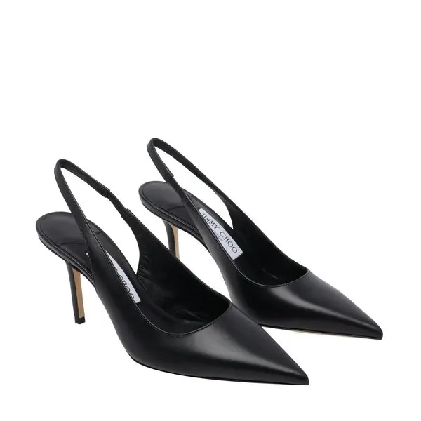 JIMMY CHOO Love Pump Slingback, 85mm Stiletto Heel - Black