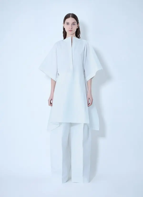 Jacquemus La Tunique Moisson Tunic Dress - White