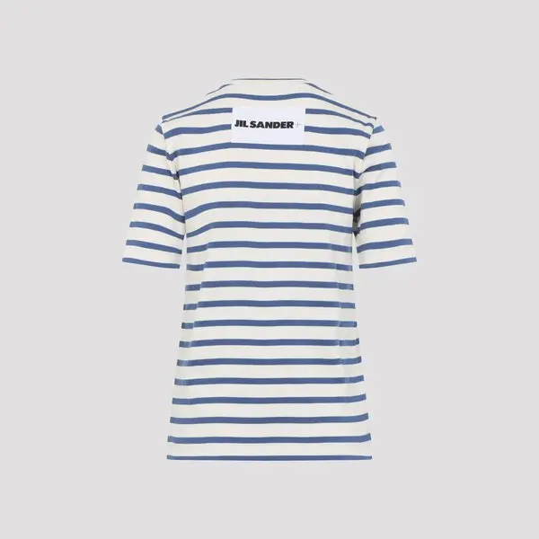 JIL SANDER Striped Cotton T-shirt