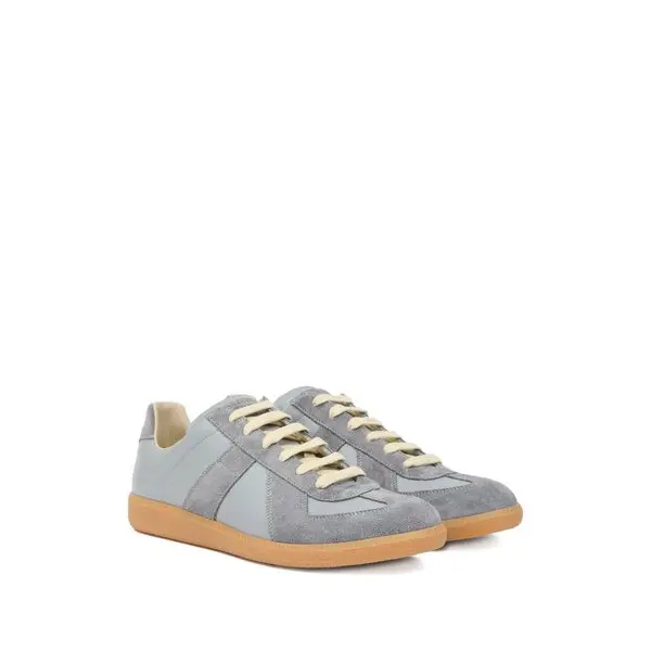 MAISON MARGIELA Low-top Trainers With Suede Paneling