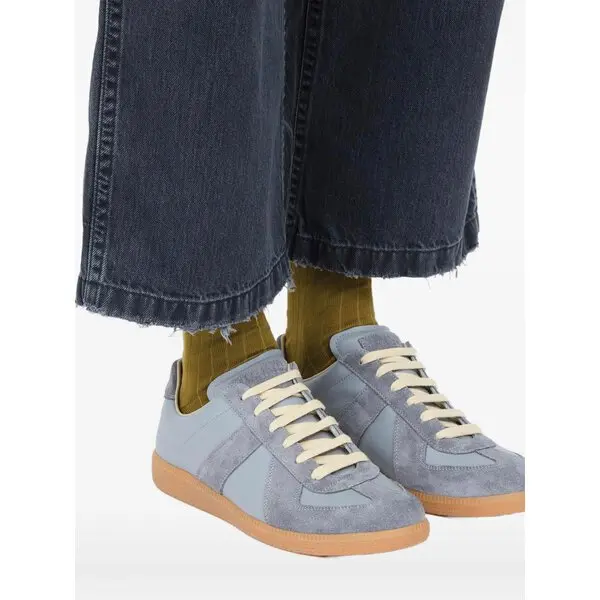 MAISON MARGIELA Low-top Trainers With Suede Paneling