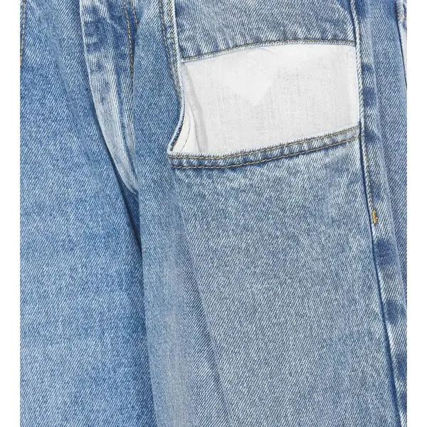 MAISON MARGIELA Straight Leg Jeans With Contrast Pocket - Blue