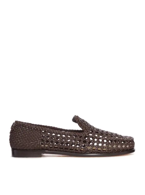 Dragon Diffusion Moccasin Loafers - Brown