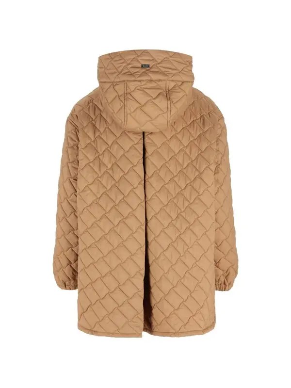 Herno Quilted Down Jacket With Drawstring Hood