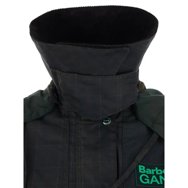 BARBOUR X GANNI Hooded Parka Coat
