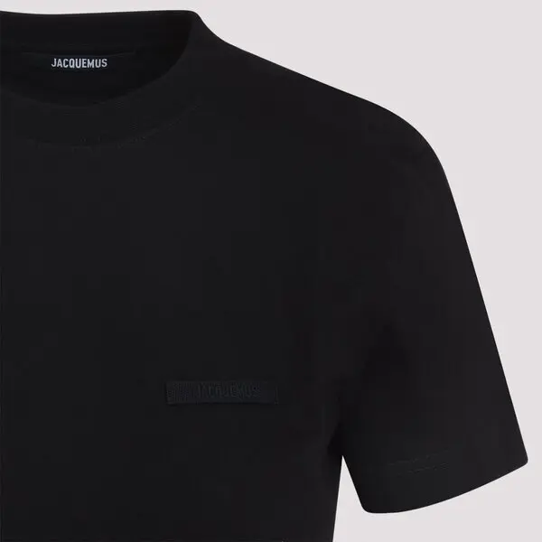 Jacquemus Le Grosgrain Cotton T-shirt - Black