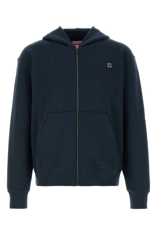 Kenzo Navy Cotton Sweatshirt - Blue