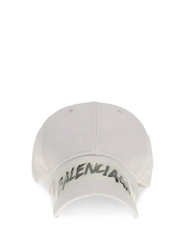 Balenciaga Masking Tape Baseball Hat - White
