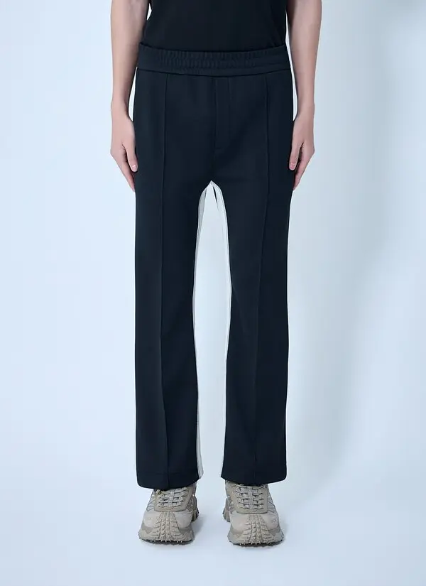 Moncler Elasticated Waist Straight Leg Trousers - Black