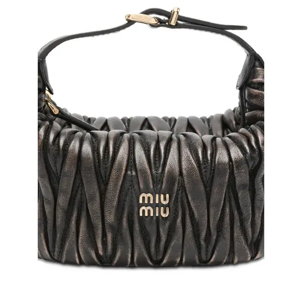 Miu Miu Matelassé Effect Shoulder Bag