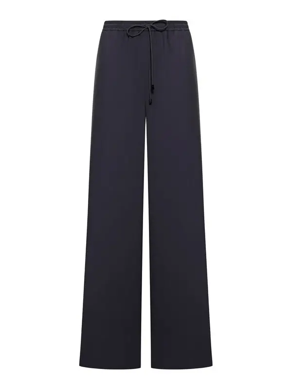 Max Mara Wide Leg Silk Trousers - Multicolor