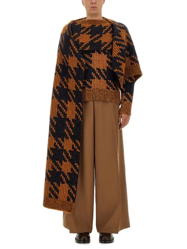 Dries Van Noten Wool Scarf - Multicolor