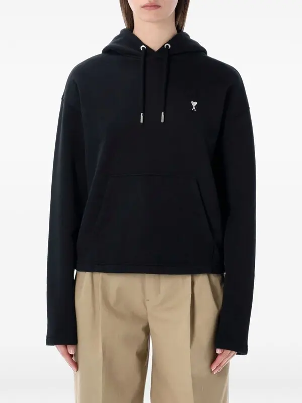 AMI Paris De Coeur Cotton Hoodie - Multicolor