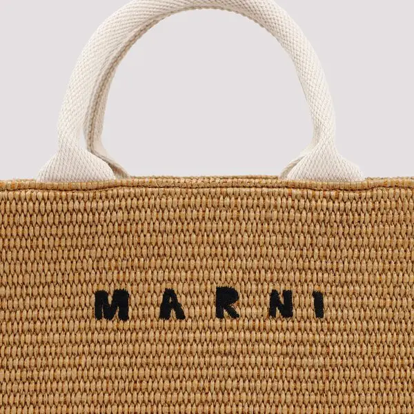 Marni Raffia East-west Tote Bag - Multicolor