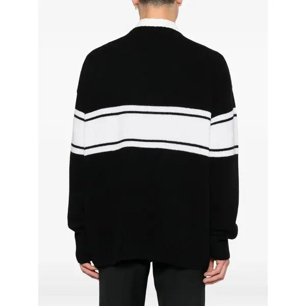 Amiri Striped Emblem Knit Jumper
