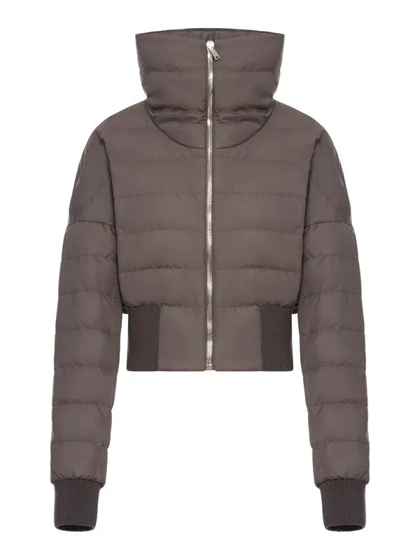 Moncler Rick Owens Cropped Padded Technical Fabric Jacket - Multicolor