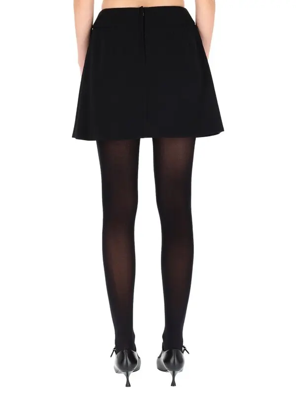 Dolce & Gabbana Double Crepe Basque Skirt