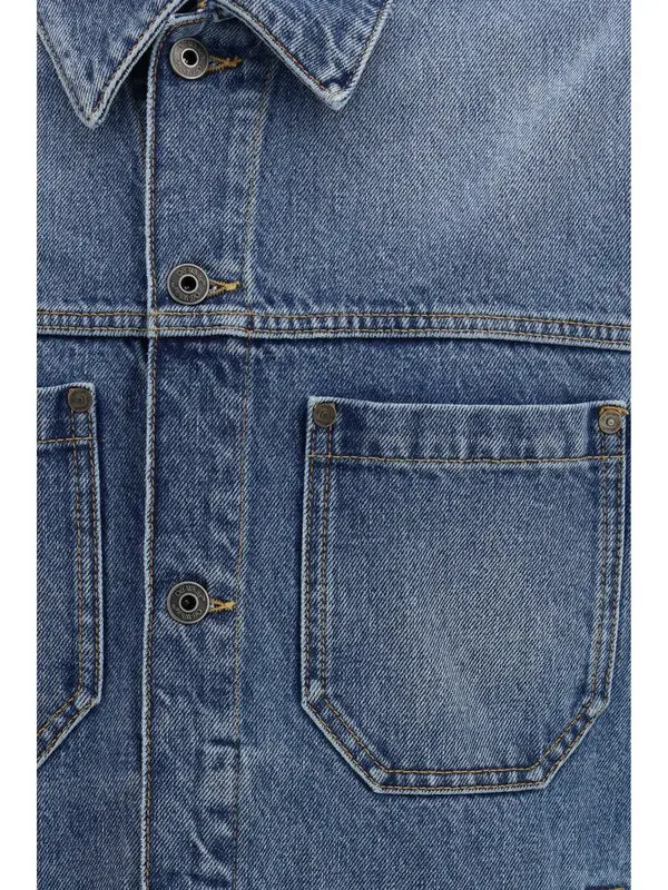 Off-White Half Arrow Skate Denim Jacket - Blue