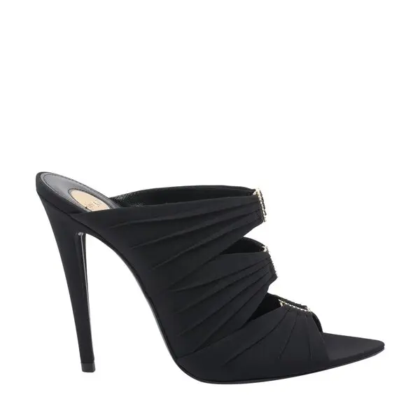 Saint Laurent Emilie Pump Sandals - Black