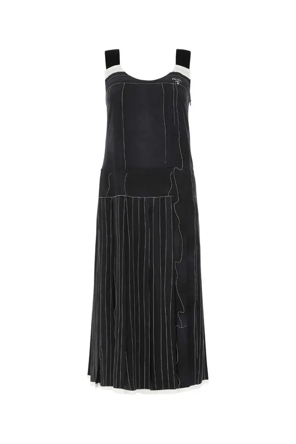 Prada Printed Silk Dress - Multicolor