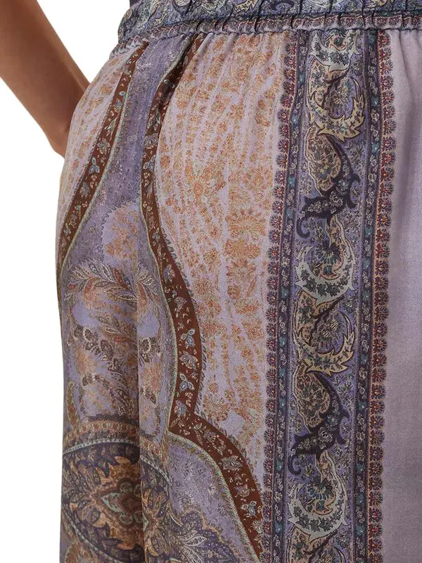 Zimmermann Wanderlust Printed Silk Wide-leg Trousers - Multicolor