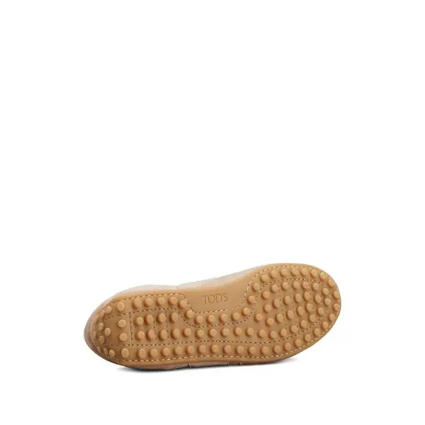 TOD'S Suede Lace-up Sneakers - Cream