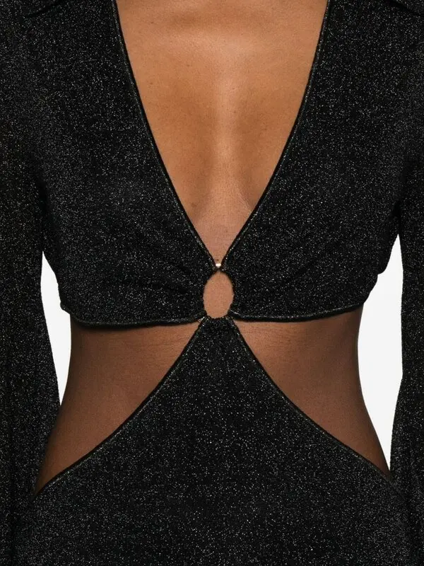 Oseree Lumière Long Dress With Cut-out