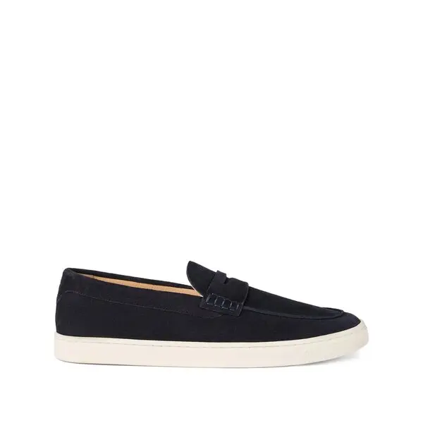 Brunello Cucinelli Suede Slip-on Loafers
