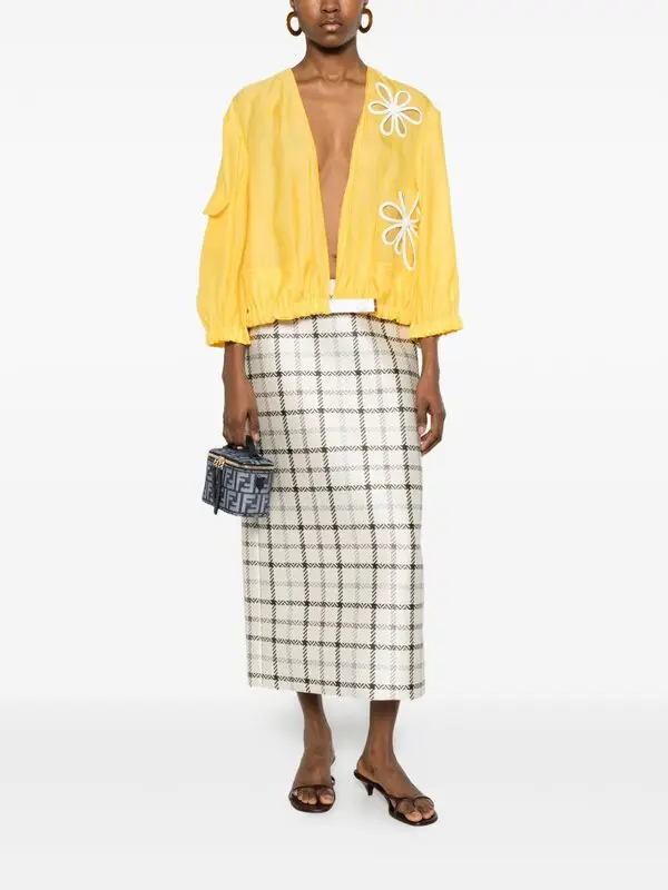 Fendi Embroidered Blouson Jacket - Multicolor