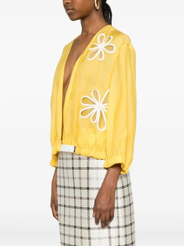 Fendi Embroidered Blouson Jacket - Multicolor