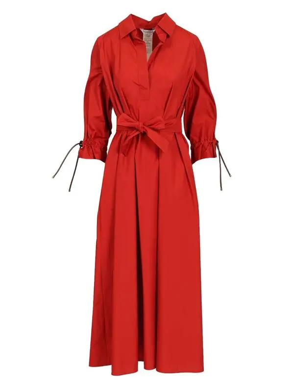 Max Mara Oversized Cotton Poplin Dress